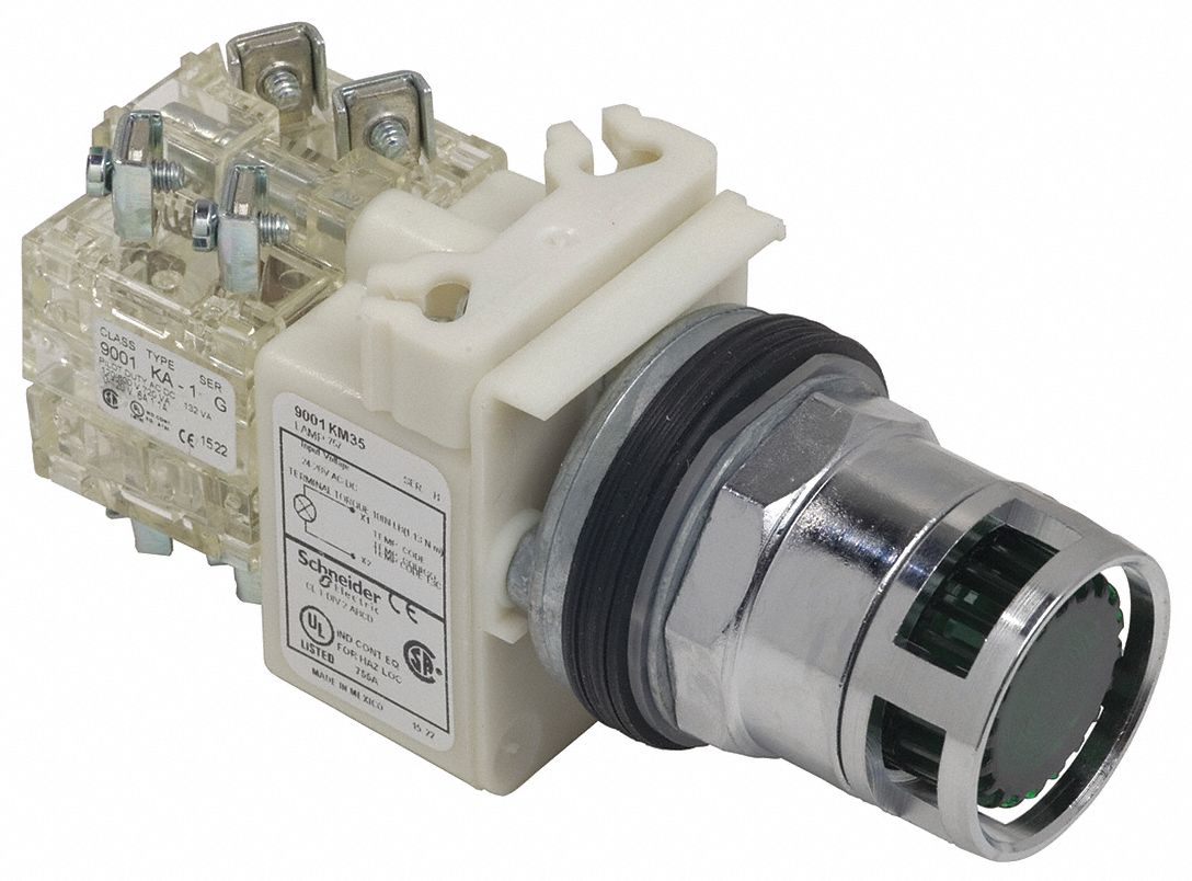 SCHNEIDER ELECTRIC, Illuminated, Extended Profile, Illuminated Push ...