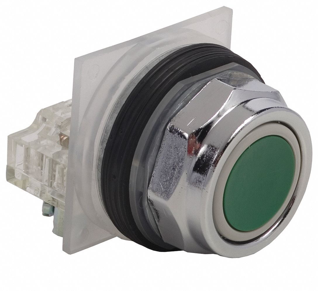 SCHNEIDER ELECTRIC, Non-Illuminated, Flush Profile, Push Button ...