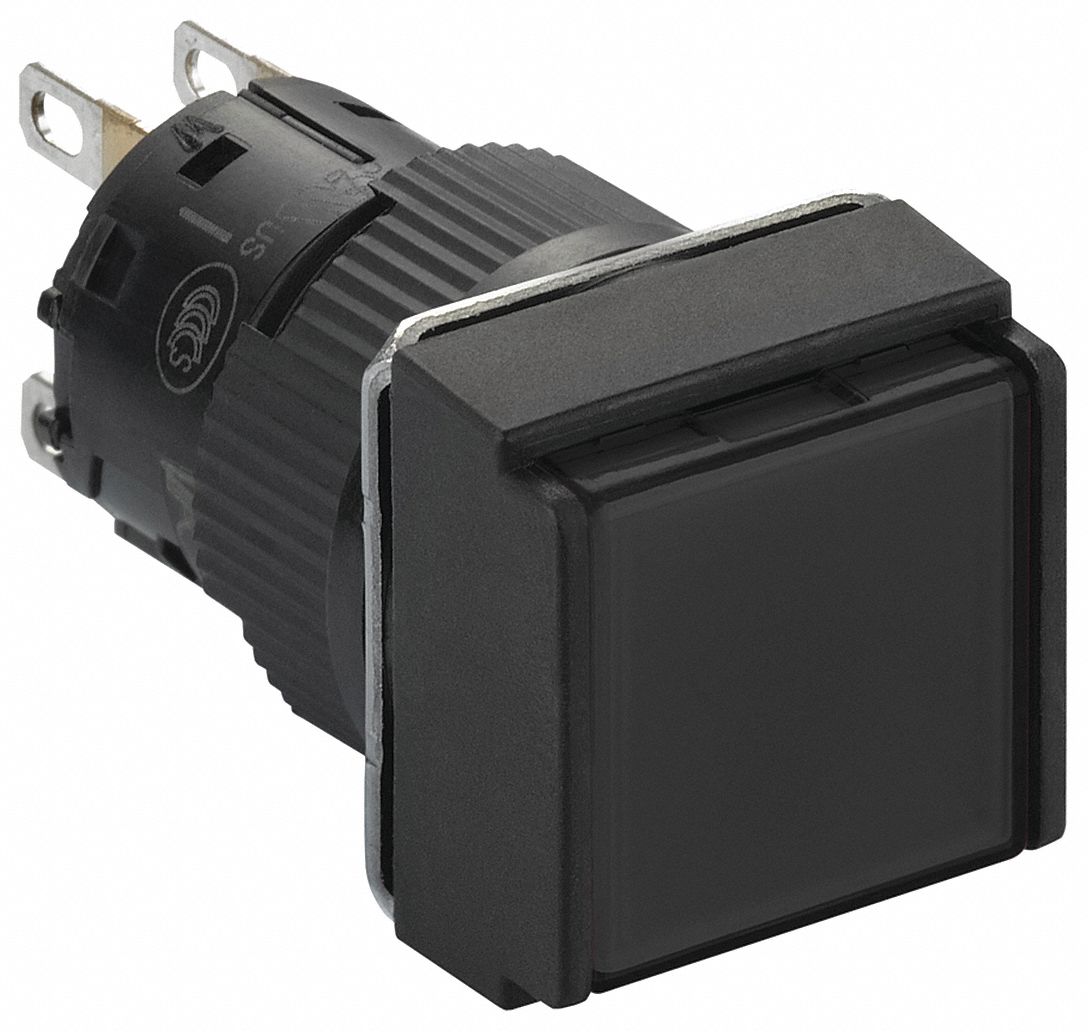 SCHNEIDER ELECTRIC, Non-Illuminated, Flush Profile, Flush Push Button ...