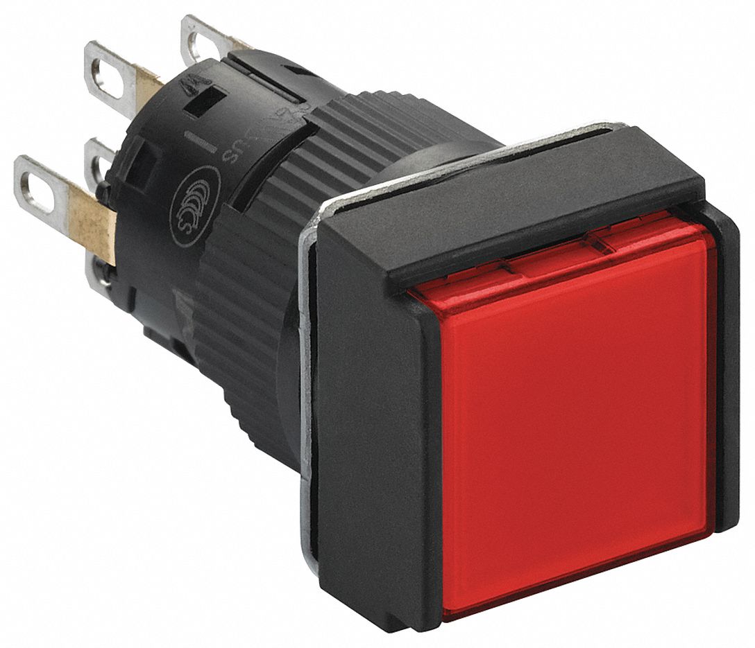 SCHNEIDER ELECTRIC, Illuminated, Flush Profile, Illuminated Push Button ...