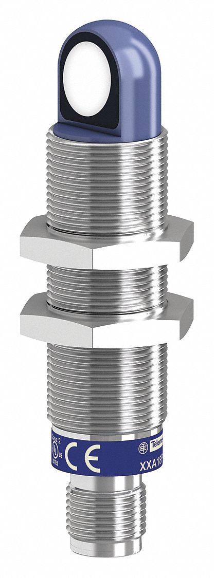 TELEMECANIQUE SENSORS, 18 mm Dia, Built-in Connector, Cylindrical ...