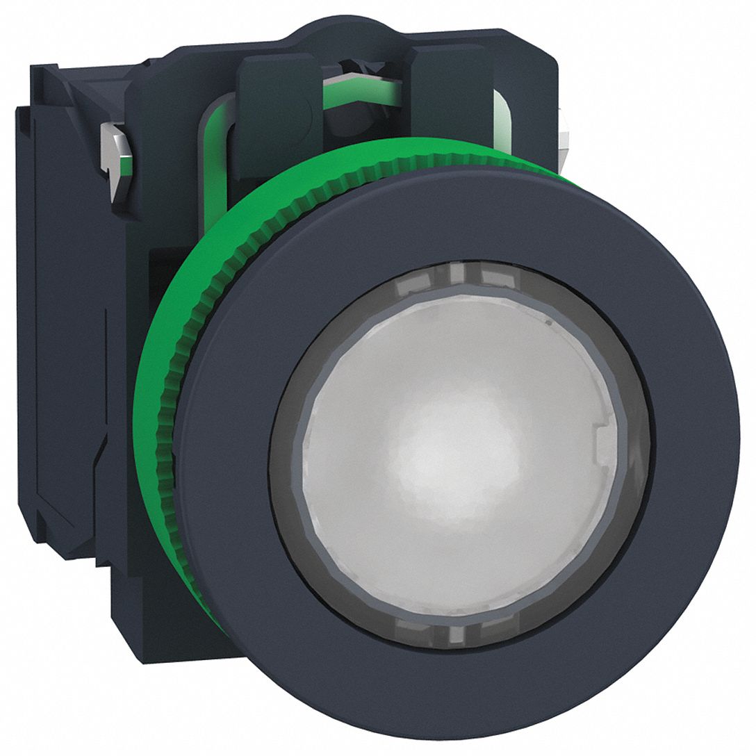 SCHNEIDER ELECTRIC, Illuminated, Flush Profile, Illuminated Push Button ...