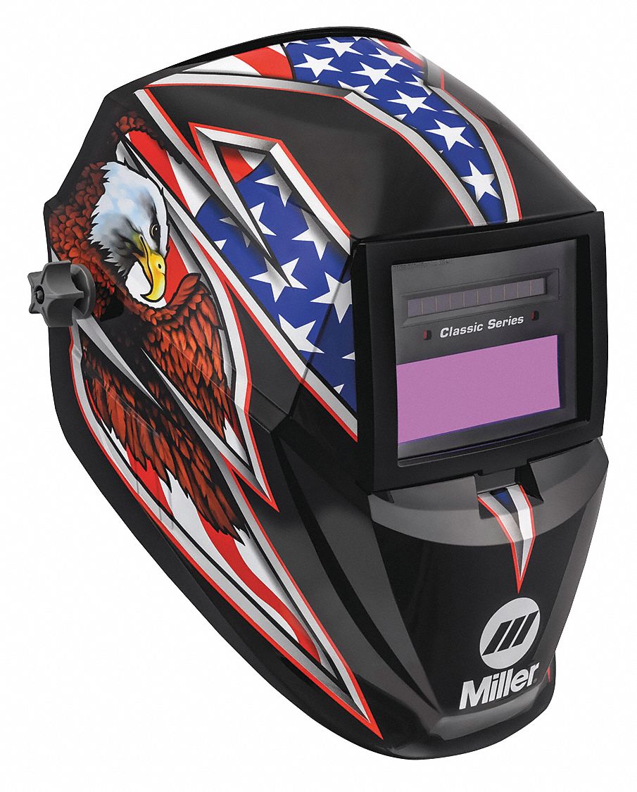 MILLER, Auto-Darkening, 2 Arc Sensors, Welding Helmet - 55XC17|287369 ...