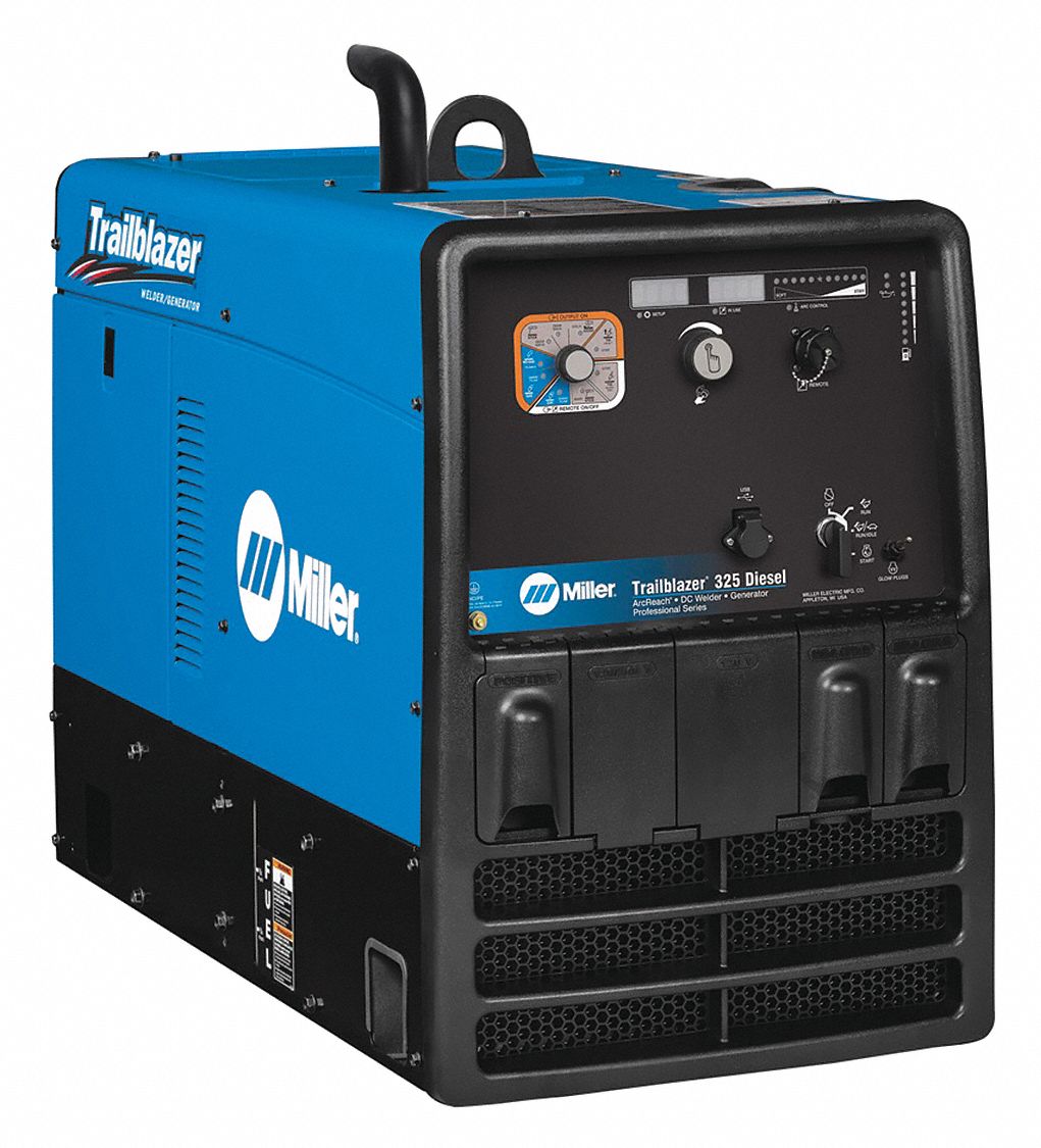 MILLER ELECTRIC, Trailblazer 325 Diesel, 25 hp, Engine-Driven Welder ...