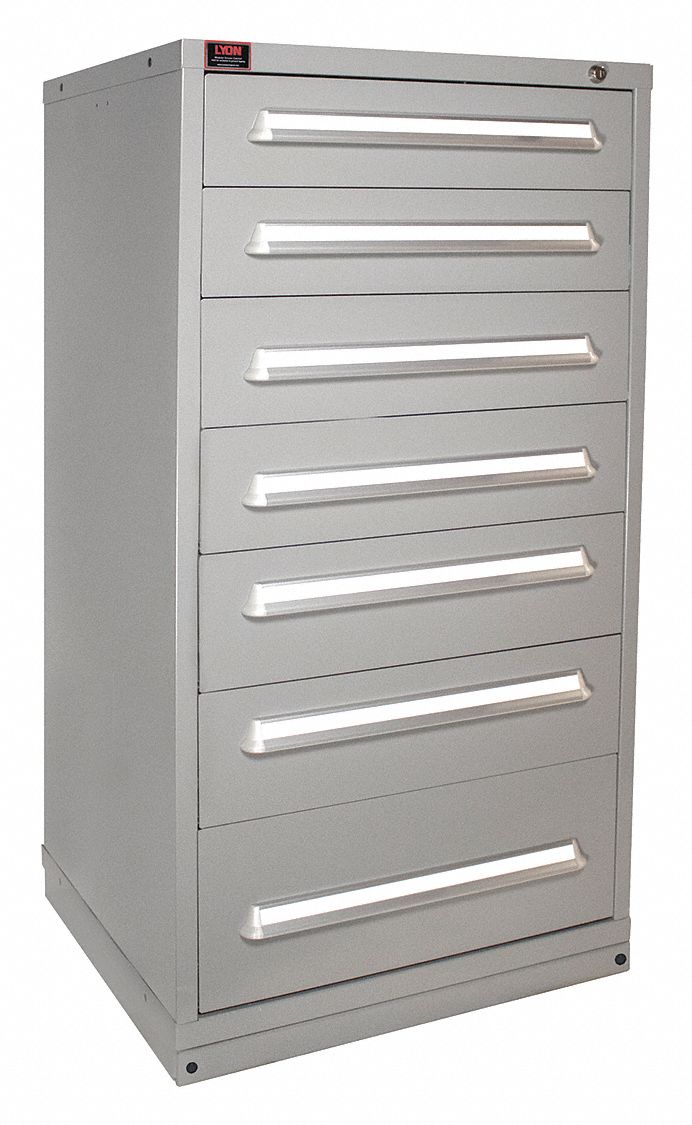 LYON, 30 in x 28 1/4 in x 59 1/4 in, 7 Drawers, Modular Drawer Cabinet ...