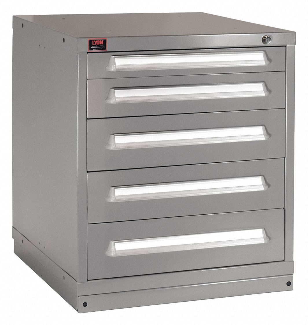 LYON, 30 in x 28 1/4 in x 33 1/4 in, 5 Drawers, Modular Drawer Cabinet ...