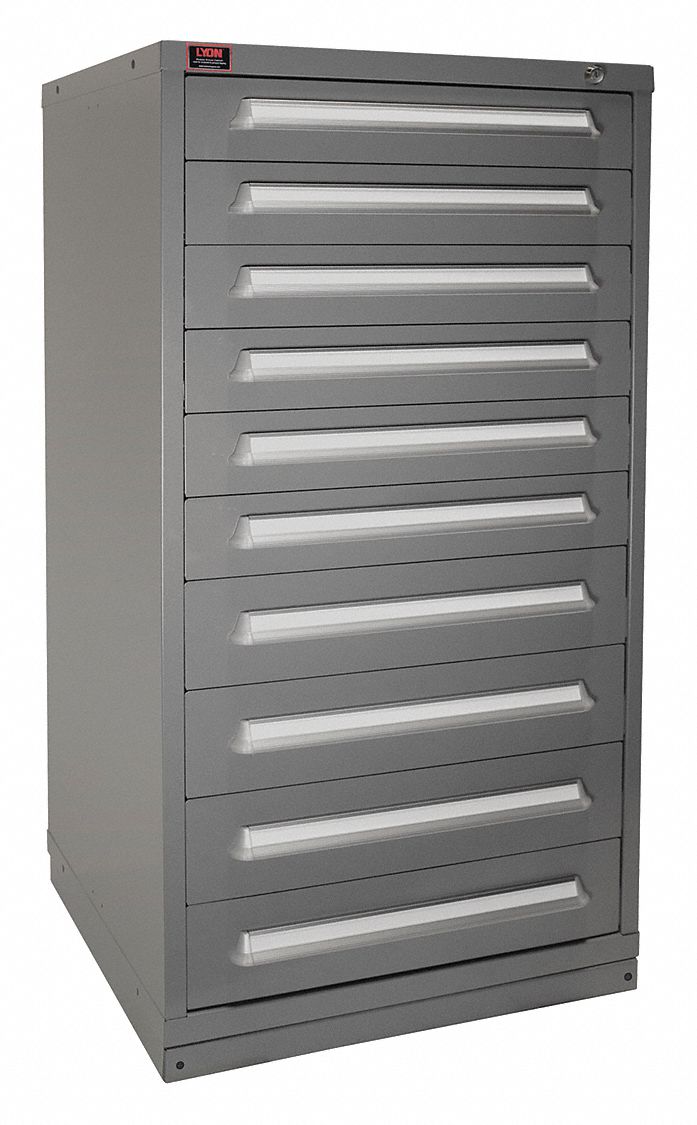 LYON, 30 in x 28 1/4 in x 59 1/4 in, 10 Drawers, Modular Drawer Cabinet ...