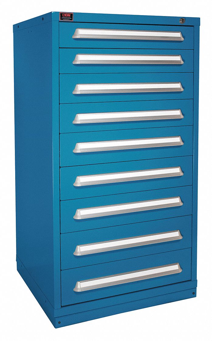 LYON, 30 in x 28 1/4 in x 59 1/4 in, 9 Drawers, Modular Drawer Cabinet ...