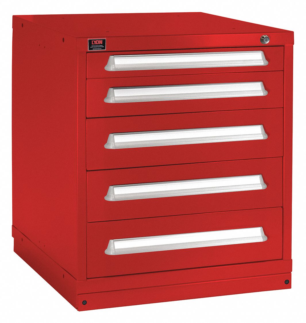 LYON, 30 in x 28 1/4 in x 33 1/4 in, 5 Drawers, Modular Drawer Cabinet ...