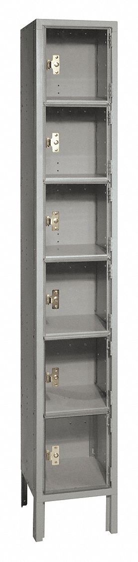LYON, 12 in x 18 in x 78 in, 6 Tiers, Box Locker - 55XN01|DD5362PCSU ...