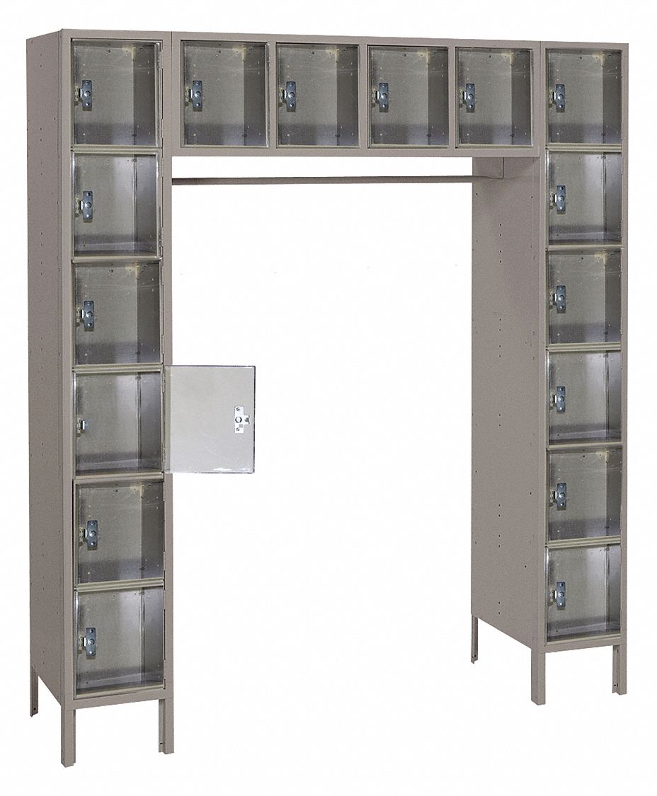 LYON, 69 in x 18 in x 78 in, 6 Tiers, Box Locker - 55XN22|DD5990PCSU ...