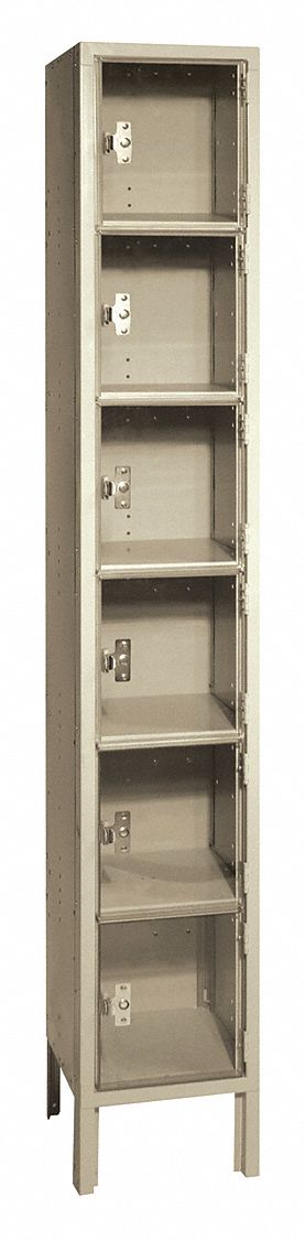 LYON, 12 in x 12 in x 78 in, 6 Tiers, Box Locker - 55XN33|PP5332PCSU ...