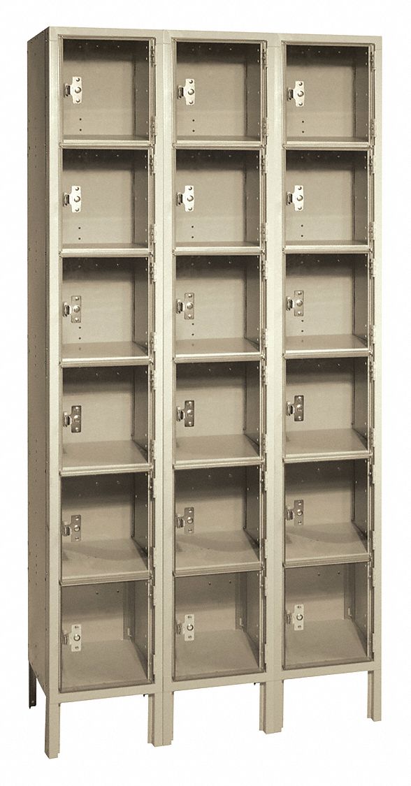 LYON, 36 in x 12 in x 78 in, 6 Tiers, Box Locker - 55XN34|PP53323PCSU ...