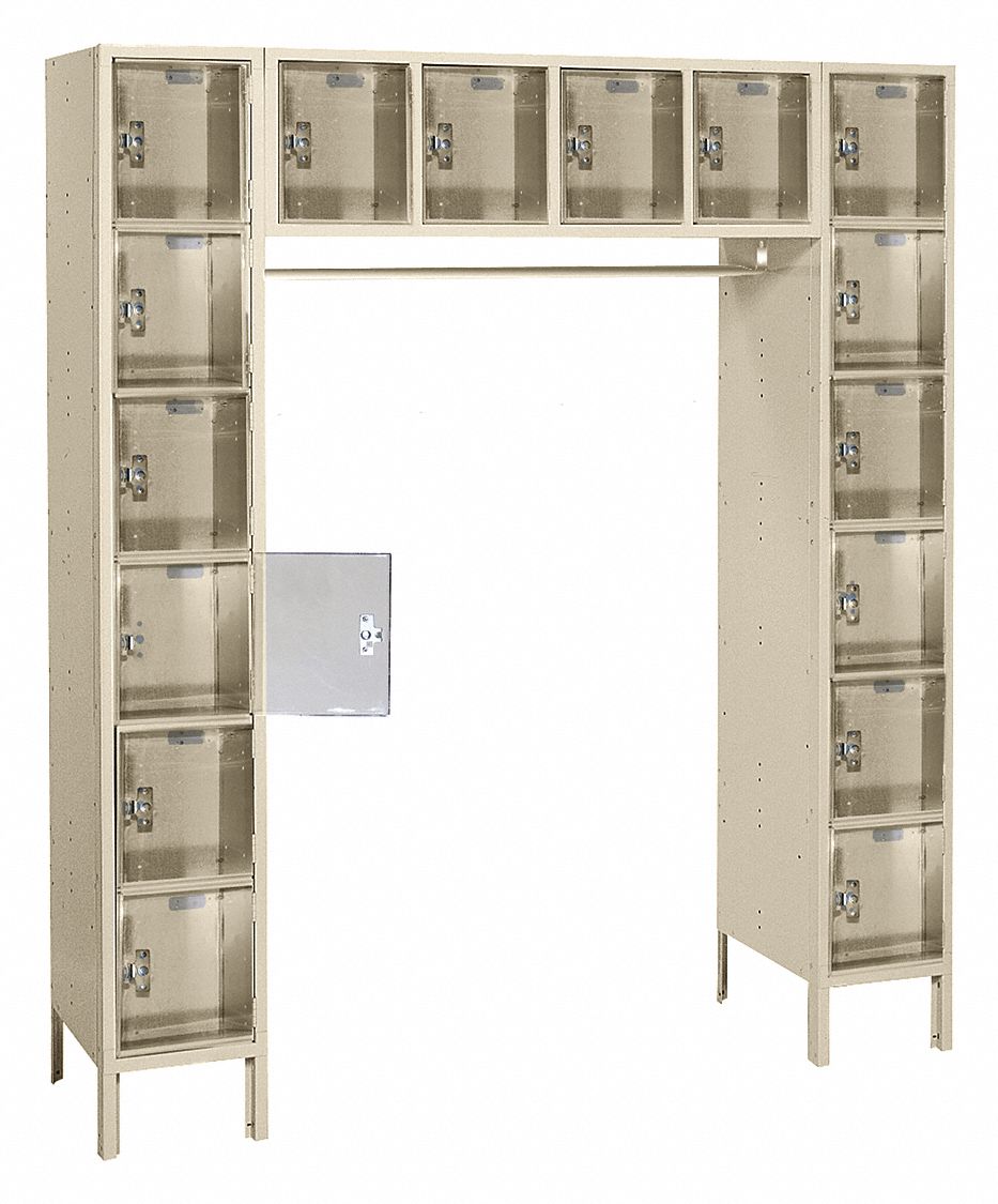 LYON, 69 in x 18 in x 78 in, 6 Tiers, Box Locker - 55XN57|PP5990PC ...