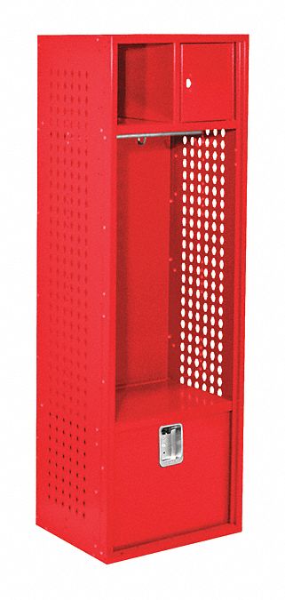 LYON Gear Locker: 24 in x 21 in x 72 in, Steel, Includes Footlocker, 1 ...