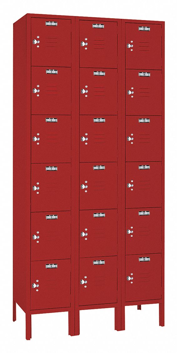 LYON, 36 in x 12 in x 78 in, 6 Tiers, Wardrobe Locker - 55YA17|YFC53323 ...
