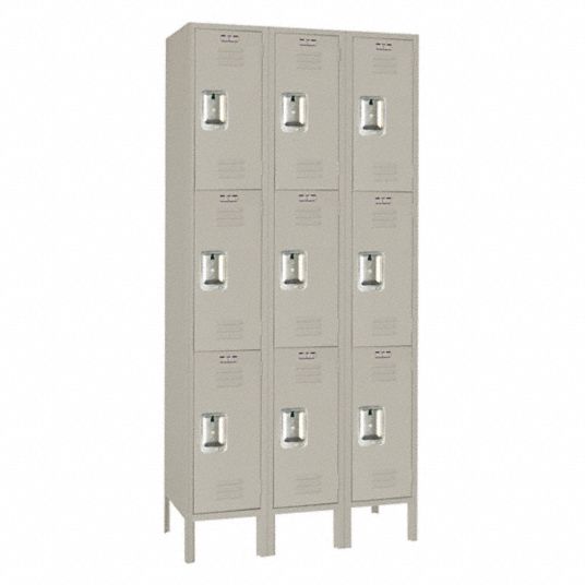 LYON, 45 in x 15 in x 78 in, Louvered, Wardrobe Locker - 55YA86 ...
