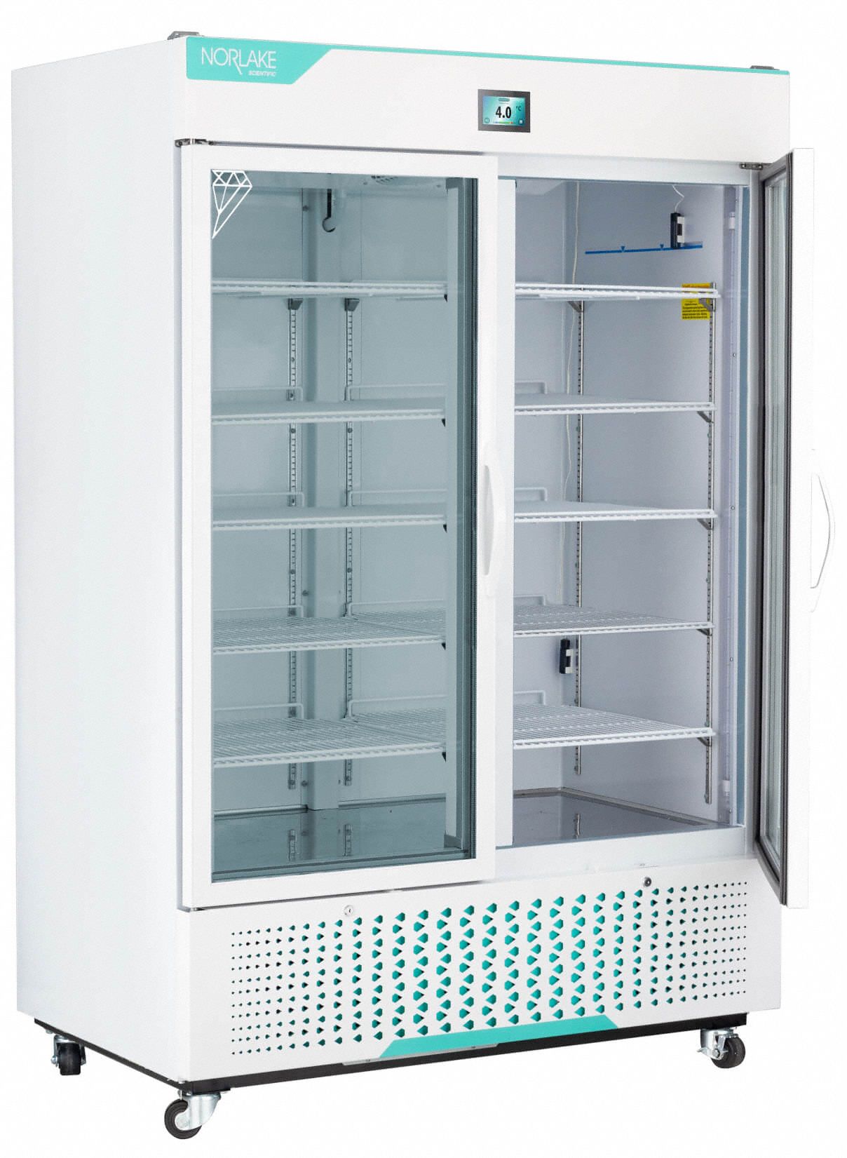 COREPOINT SCIENTIFIC Refrigerator and Freezer: 49 Refrigerator Capacity ...