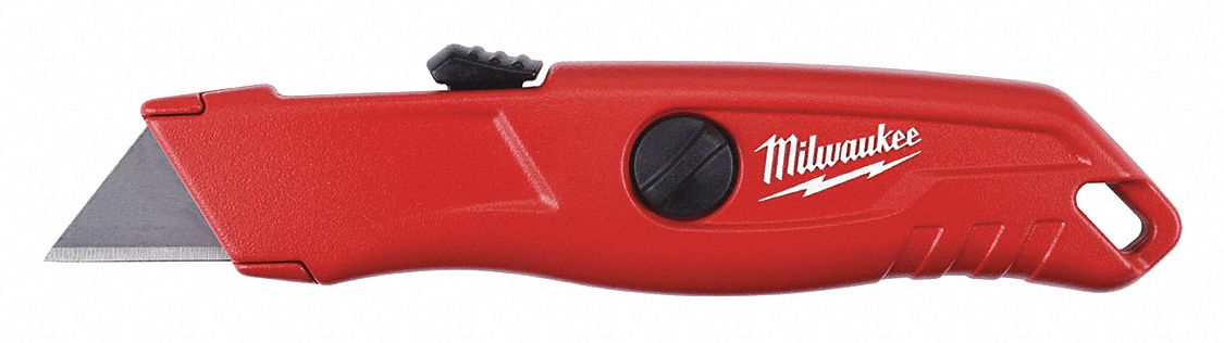 MILWAUKEE, 6 1/2 in Overall Lg, Metal, Utility Knife - 55ZY68|48-22 ...