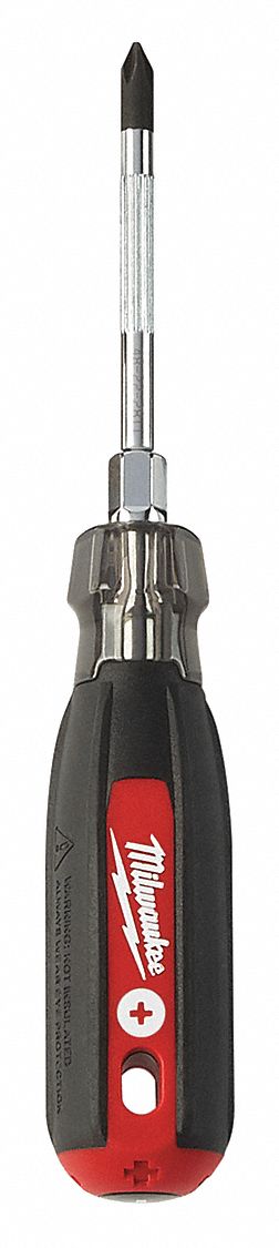 MILWAUKEE, Std Lg, Not ESD Safe, Tether-Ready Phillips Screwdriver ...