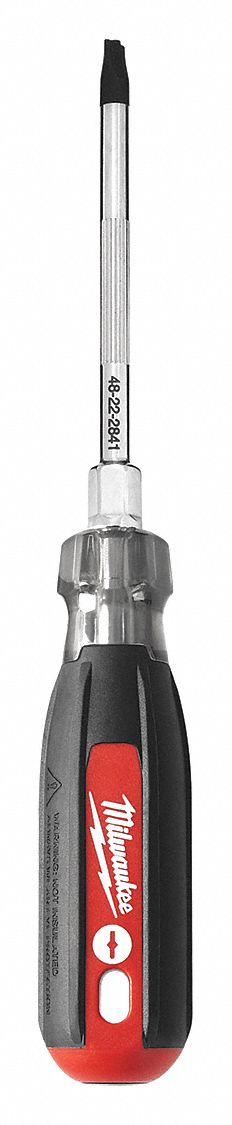 MILWAUKEE, #1 Tip Size, 4 in Shank Lg, Tether Ready ECX Screwdriver ...