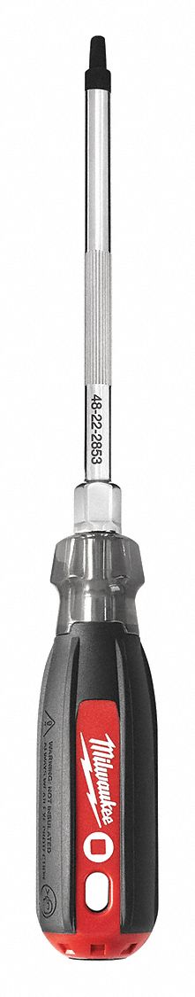 MILWAUKEE, Long Lg, Friction, Tether Ready Square Screwdriver - 55ZZ22 ...
