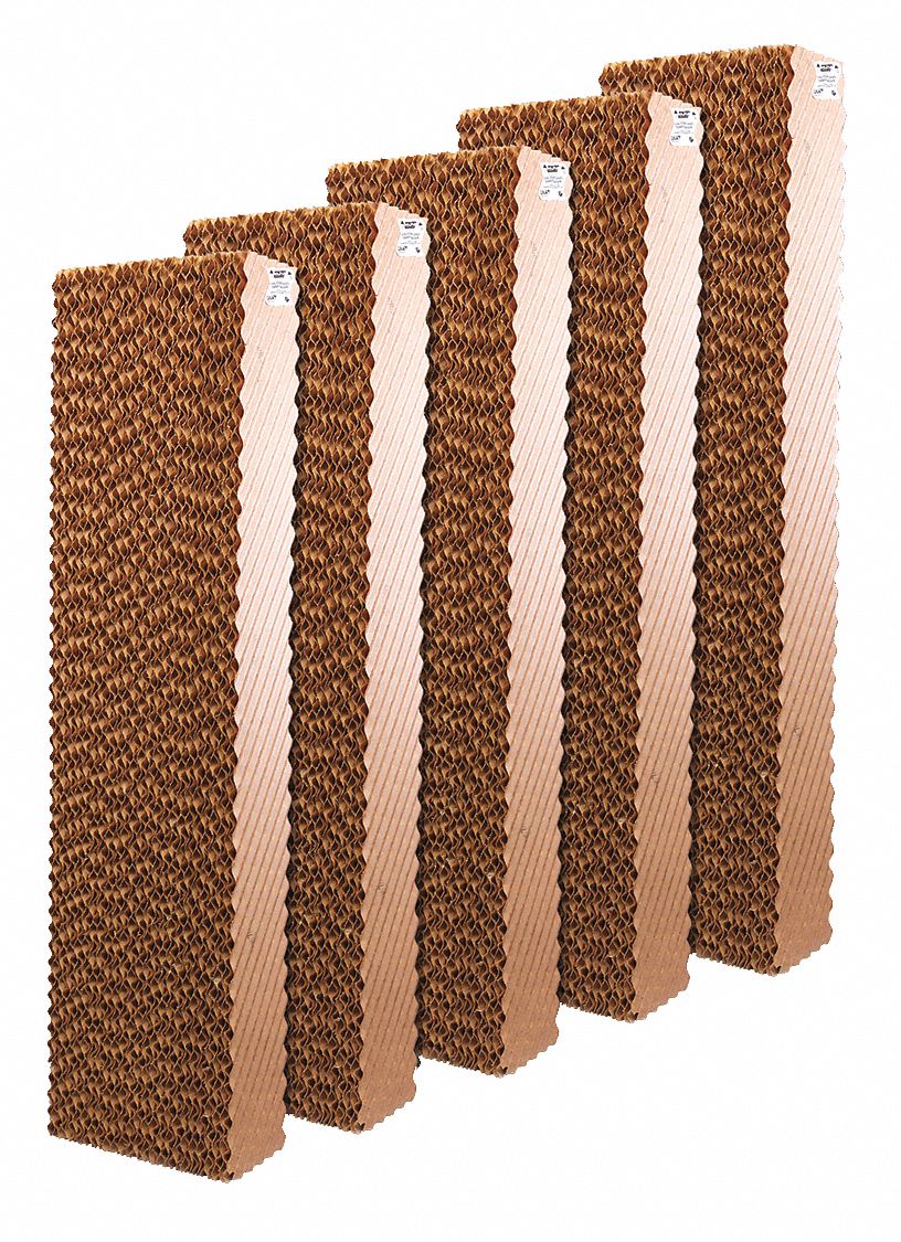 PORTACOOL, Kraft Paper, 36 in x 12 in x 6 in, Evaporative Cooler Media ...
