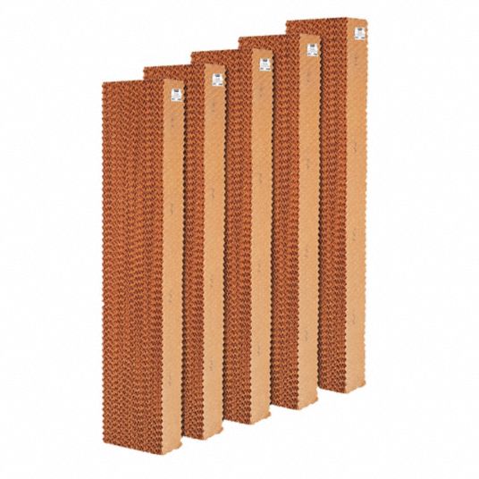PORTACOOL, Kraft Paper, 60 in x 12 in x 6 in, Evaporative Cooler Media ...