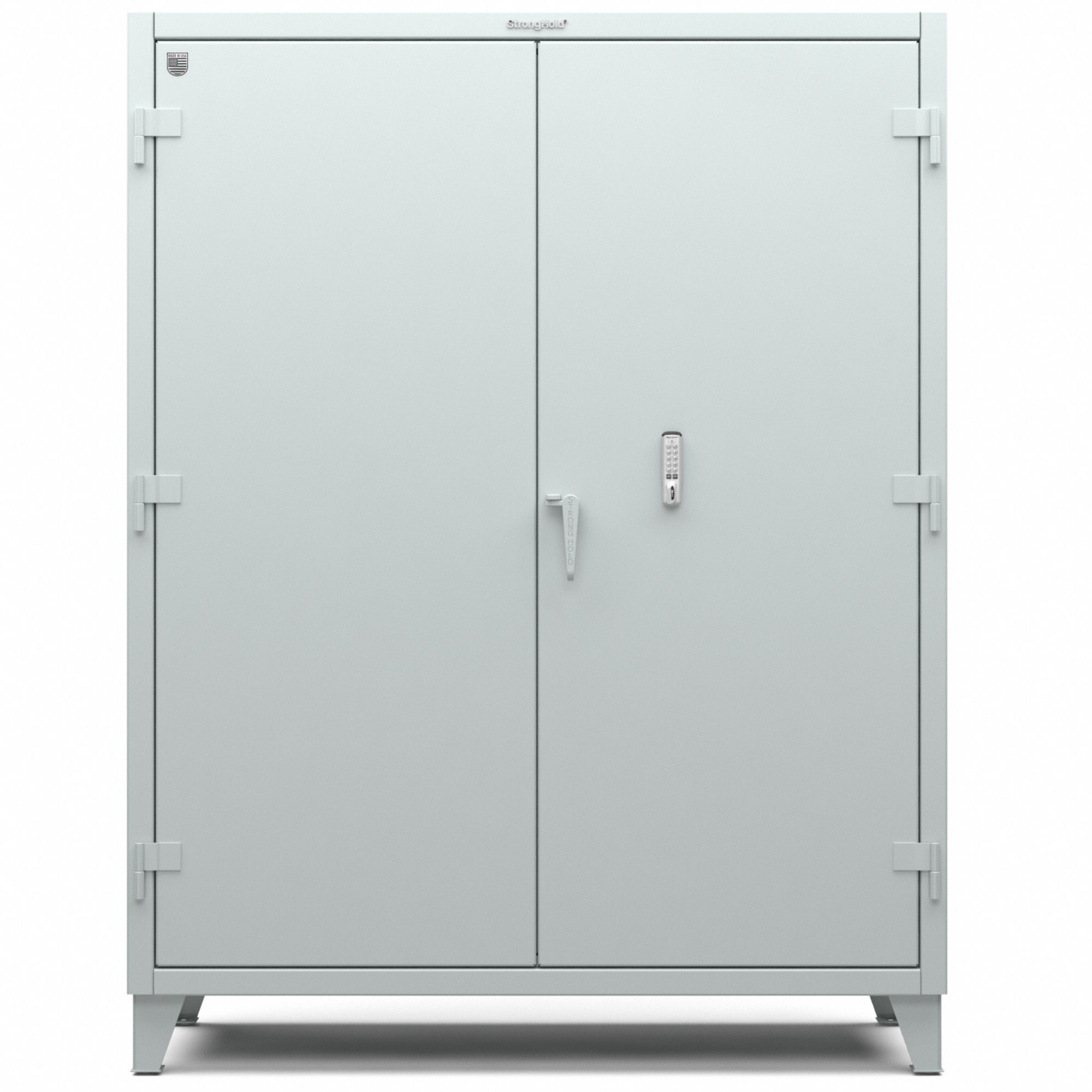 STRONG HOLD, 60 in x 24 in x 78 in, Swing Handle & Electronic Lock ...