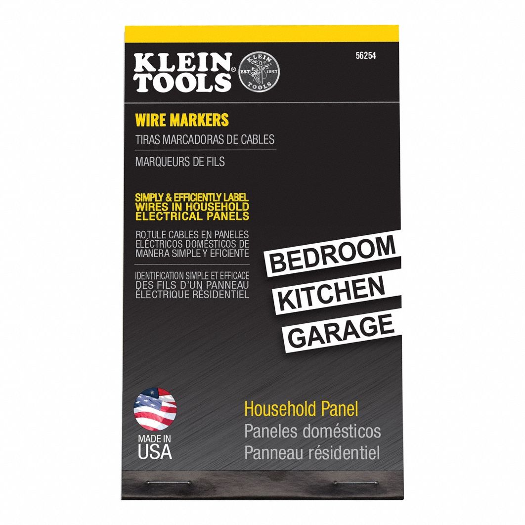 Wire Marker Book-Electrical Panel - Grainger