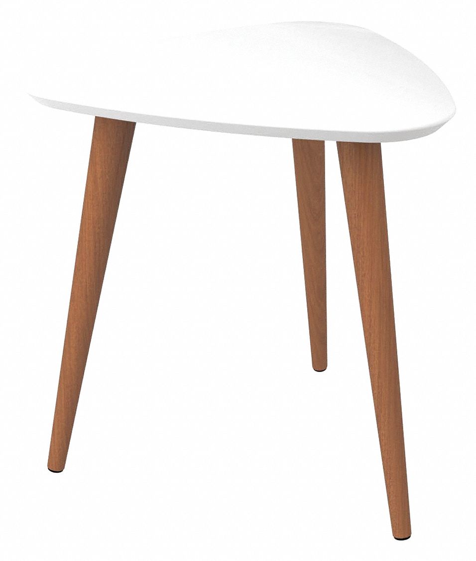 End Table,High Triangle,Wht,19.68" - Grainger