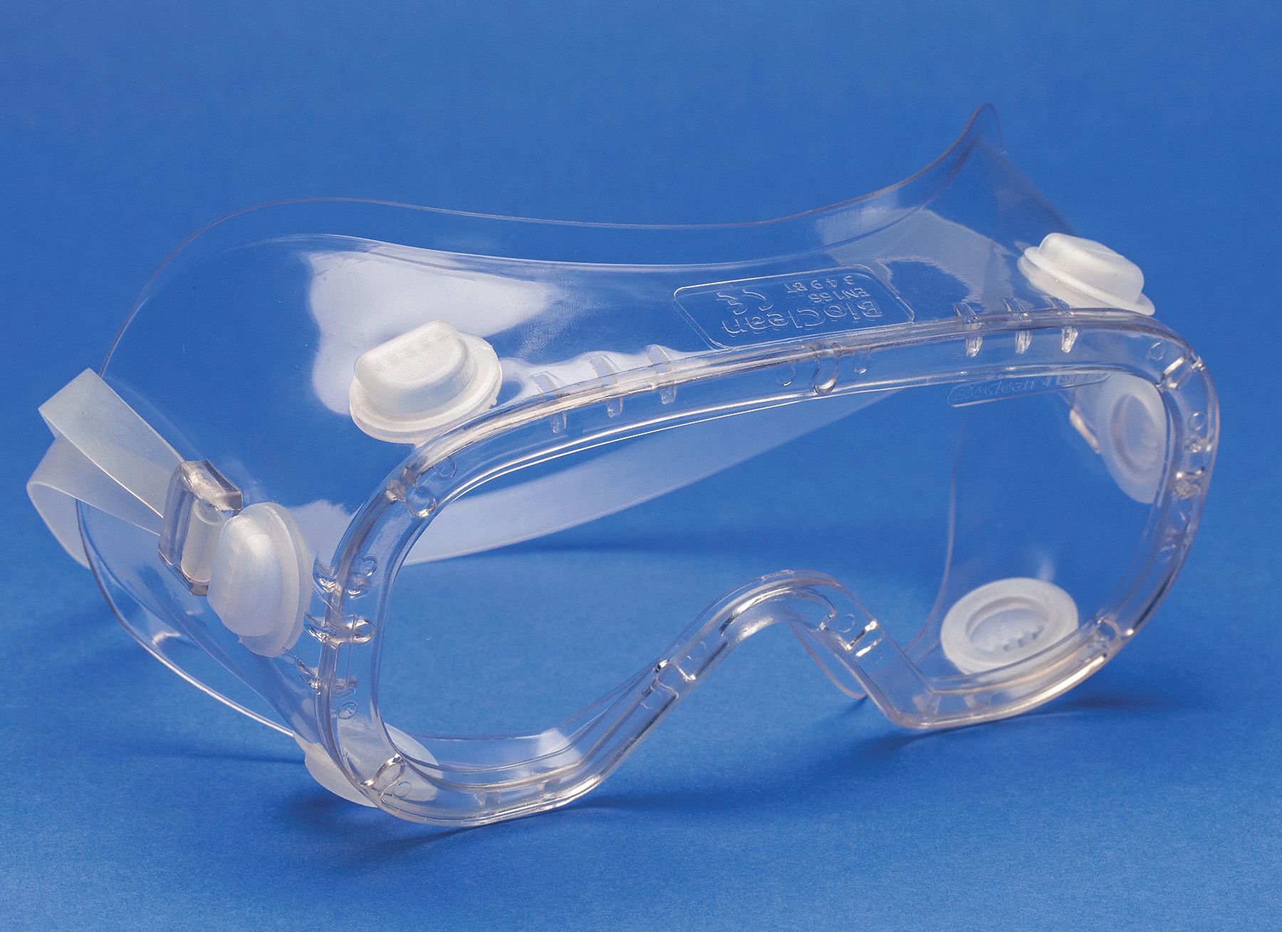 BIOCLEAN, Clear Lens Color, Anti-Fog/Scratch-Resistant, Safety Goggles ...
