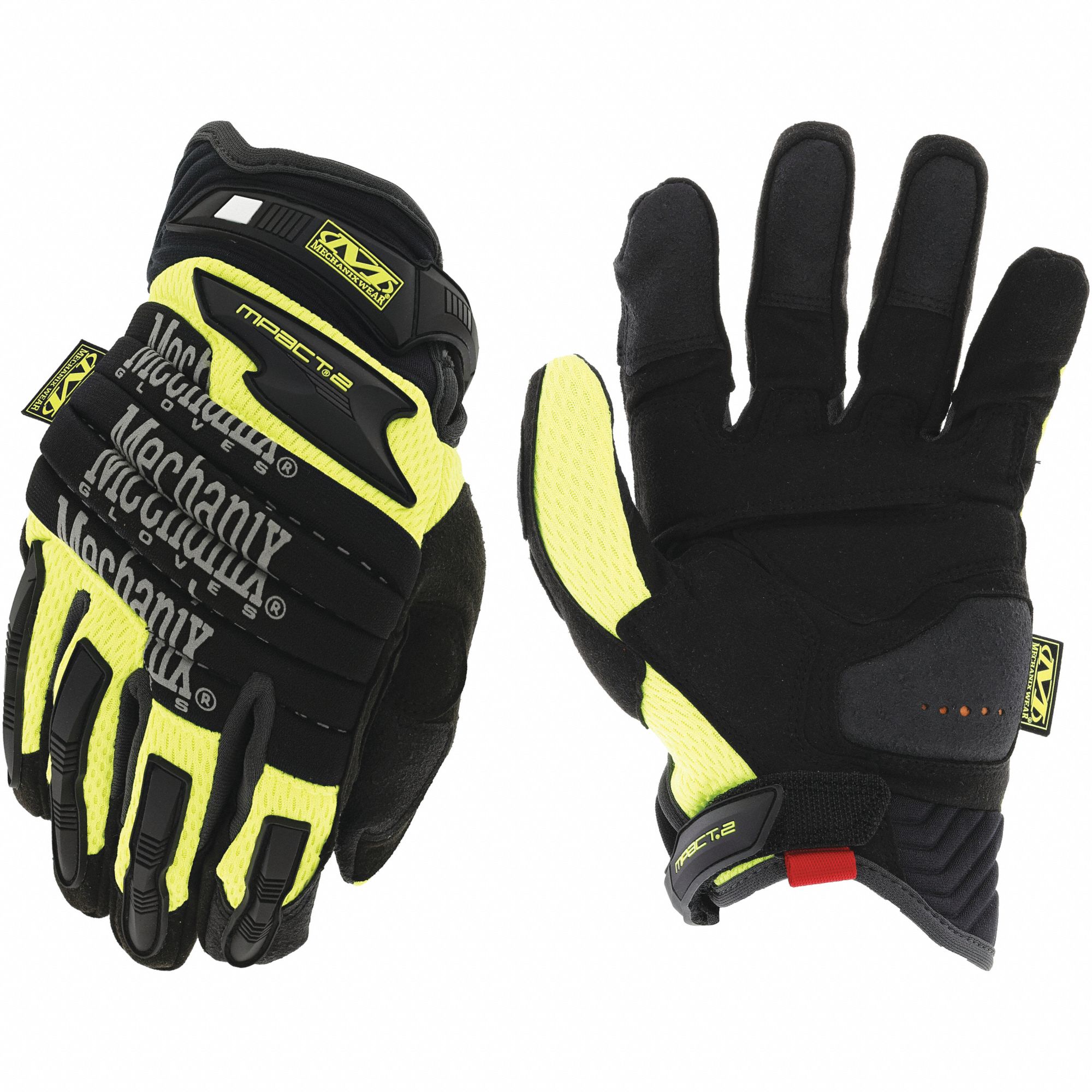MECHANIX WEAR Mechanics Gloves: 2XL ( 12 ), Mechanics Glove, Full ...