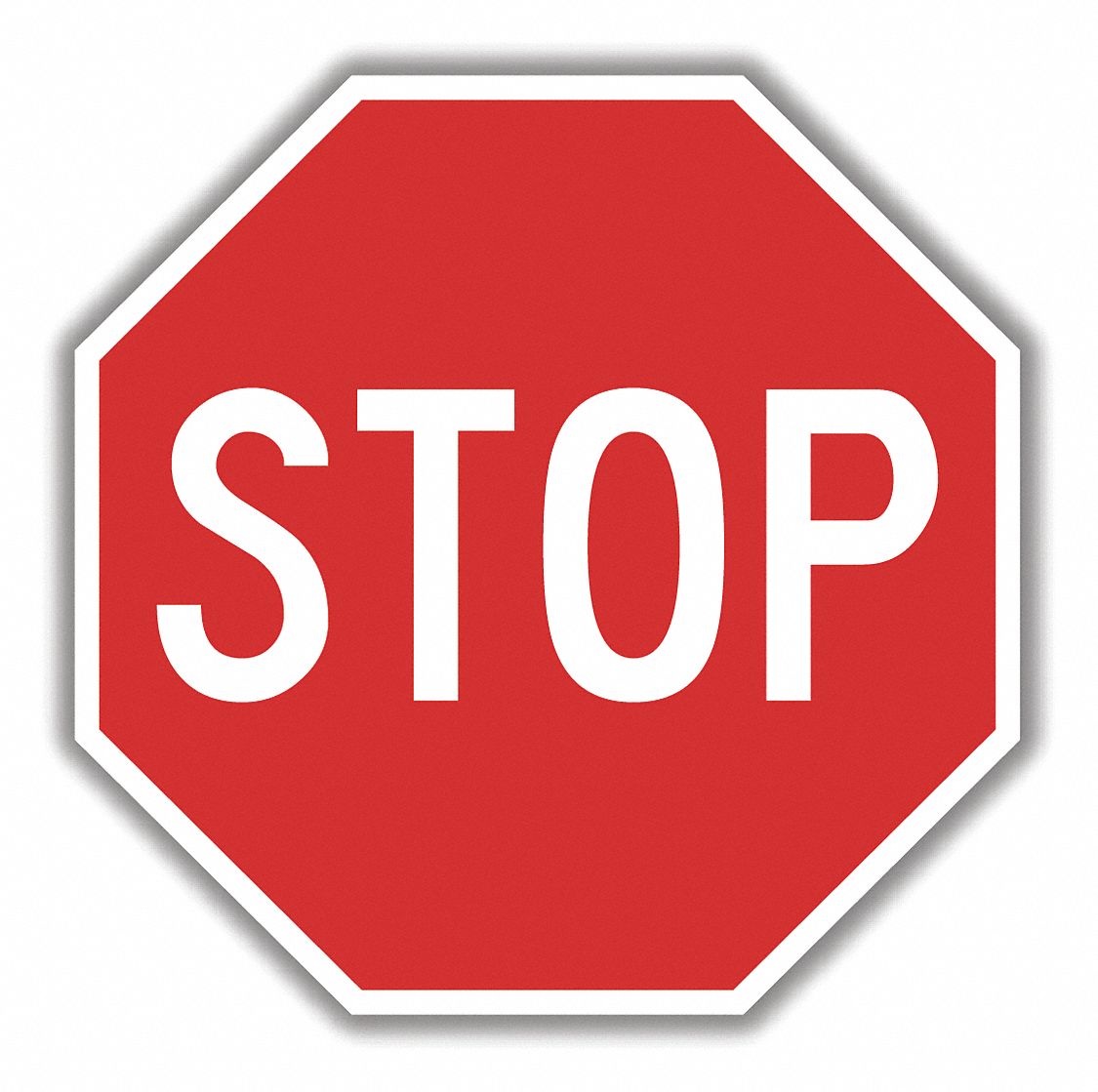 Stop Sign,30" x 30" x .080 HIP - Grainger