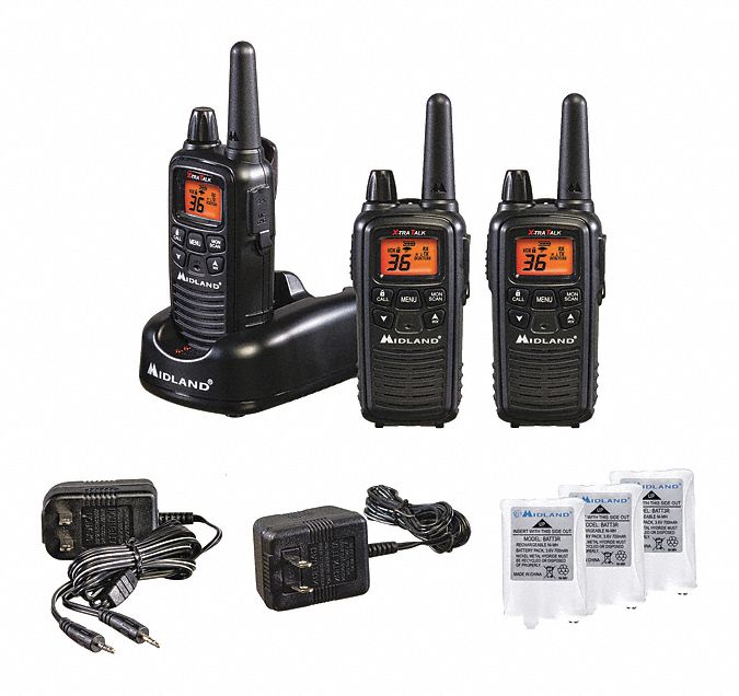 Two Way Radio,22 Channels,PK3 - Grainger