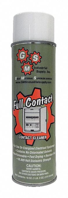 Contact Cleaner Energized Equipment,PK12 - Grainger