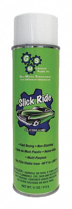 Dry Silicone Lubricant,PK12 - Grainger