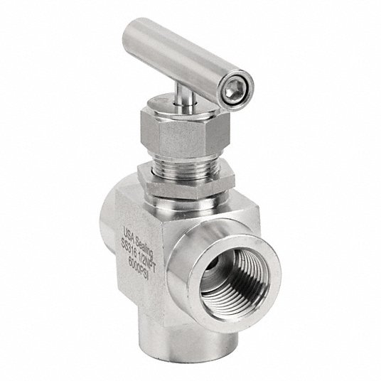 USA INDUSTRIALS, 3-Way Valve Body, 316 Stainless Steel, Needle Valve ... USA INDUSTRIALS, 3-Way Valve Body, 316 Stainless Steel, Needle Valve ...