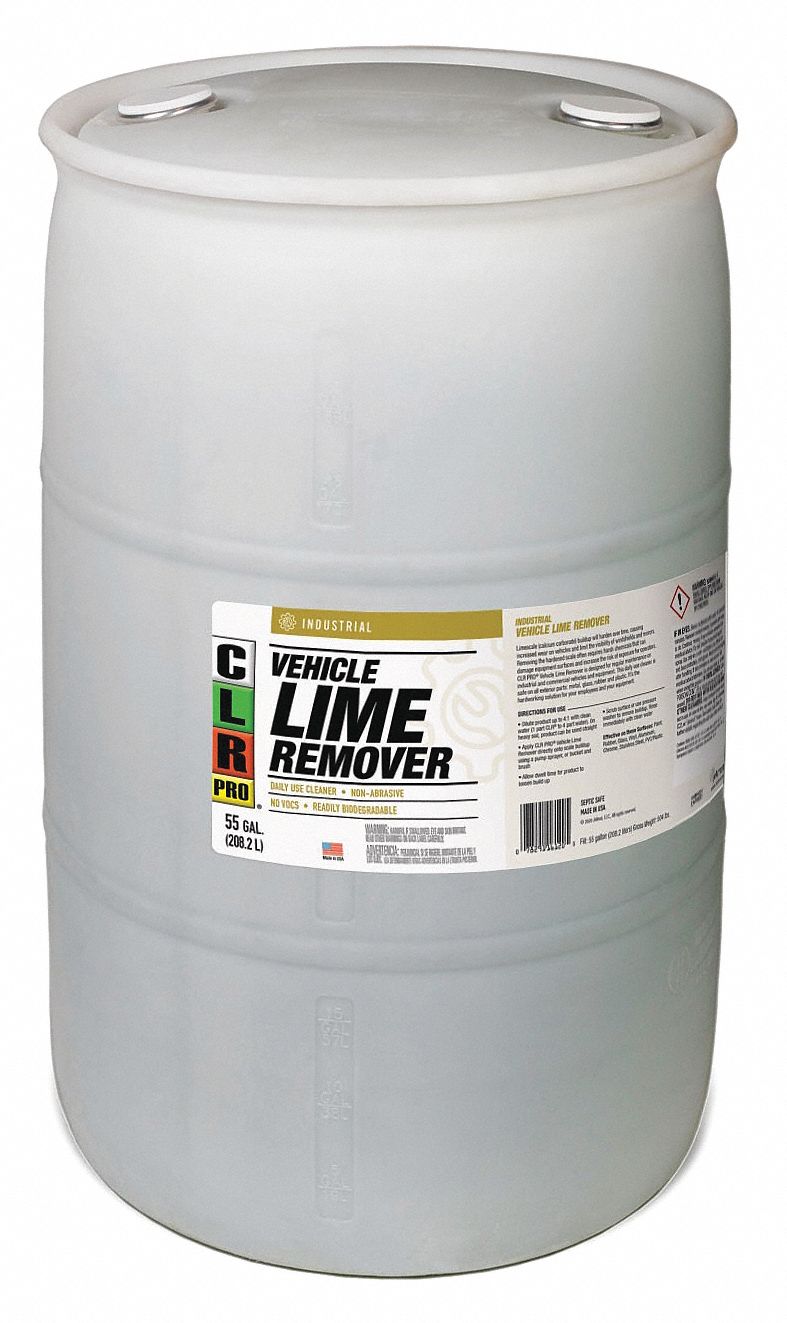 CLR PRO, Drum, 55 gal Container Size, Vehicle Lime Remover - 56DY54|G-I ...