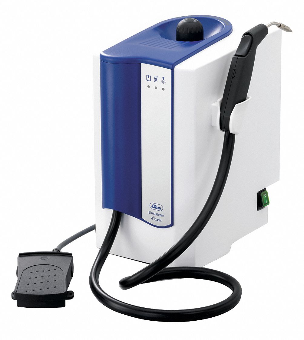 ELMA ULTRASONICS, 4 1/4 ft Hose Lg, 30 min, Steam Cleaner - 56EC27 ...