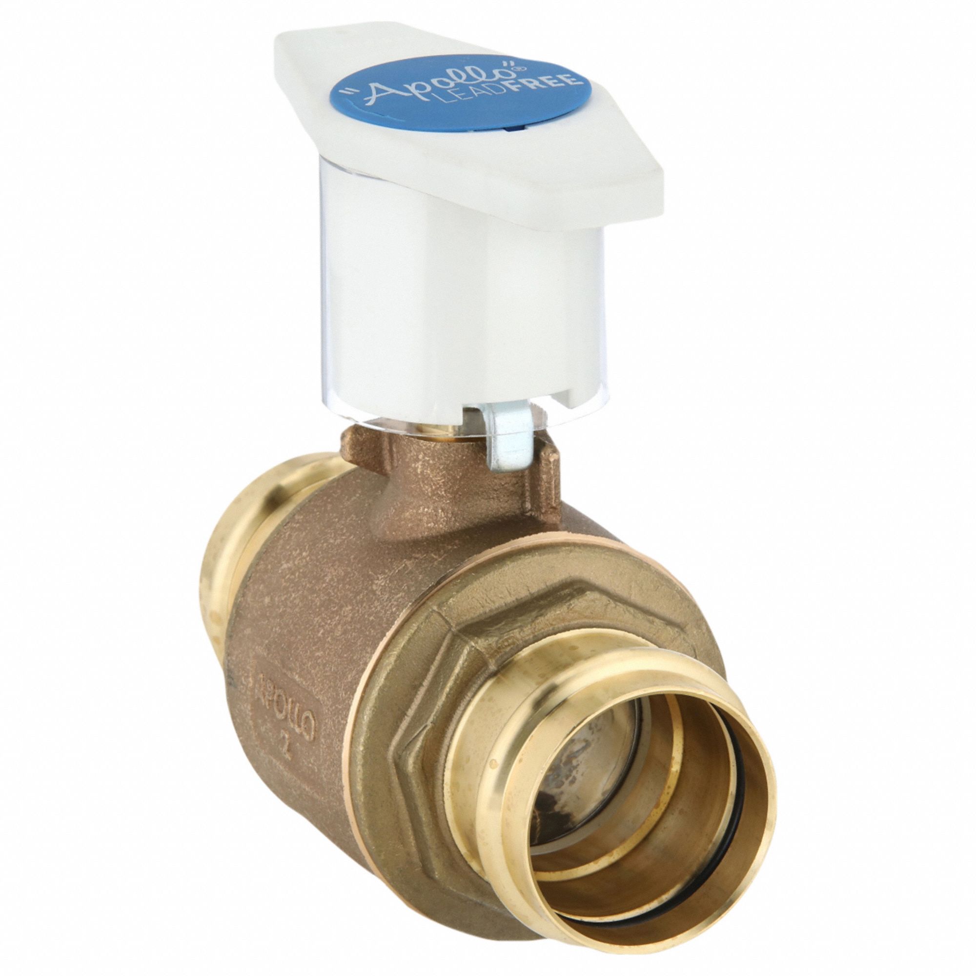 APOLLO, 2 in Size, Brass/Bronze, Manual Two-Way Ball Valve - 56ED95|77WLF10811A - Grainger