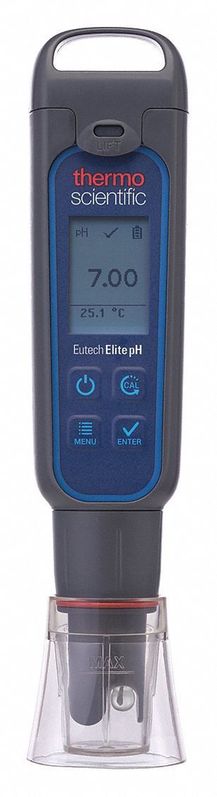 THERMO SCIENTIFIC ORION, -1 pH to 15 pH, +/-0.02 pH, Pocket pH Tester ...