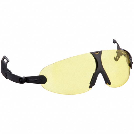 3M, Amber Lens Color, Anti-Fog/Scratch-Resistant, Clip-On Eyewear ...