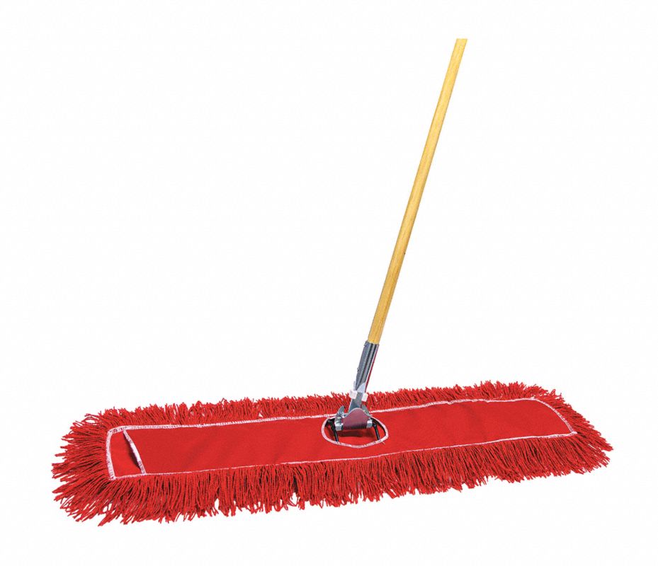 GRAINGER Kit de Trapeador para Polvo,36" An,Rojo - 56FJ80 | 56FJ80 ...