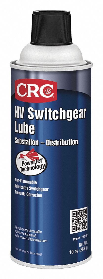 CRC Electrical Lubricant, Silicone, Net Fill 10 oz, Aerosol Can ...