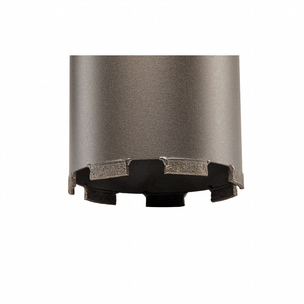 MILWAUKEE Coring Bit: 4 in Core Dia, 13 in Max Drilling Dp, 15 3/4 in ...