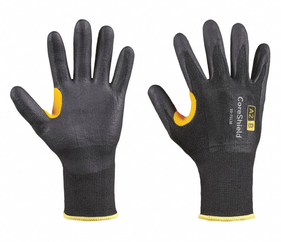 HONEYWELL Guantes Resistentes Cortes,Nitrilo,M,PR - Guantes y Mitones ...