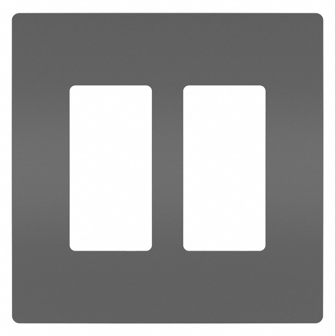 Decorator-Rocker, Plastic, Rocker Wall Plate - 56FM76|RWP26BK - Grainger