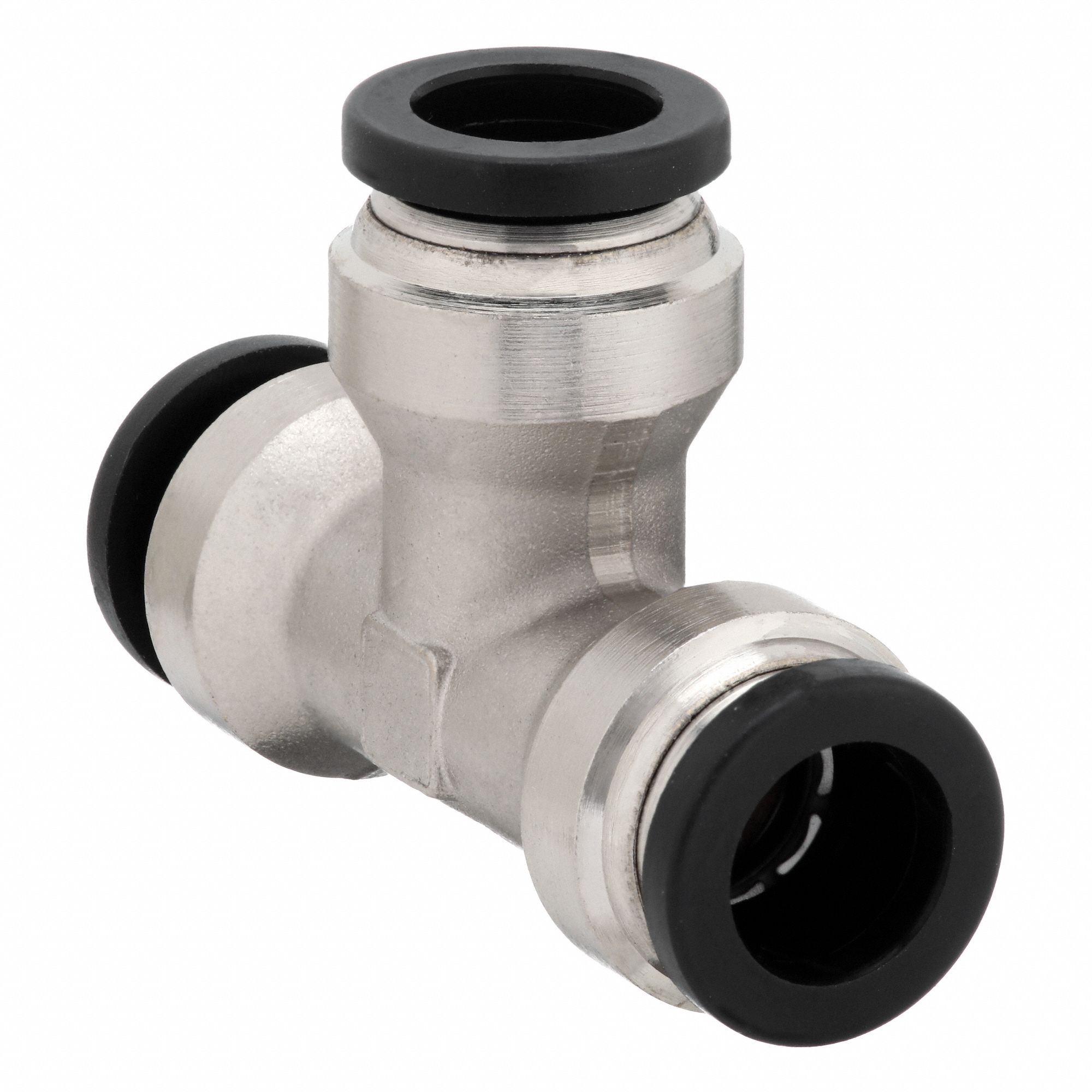 PARKER, 11/16 in Pipe x 1/2 in OD x 1/2 in OD Size, MNPT x Tube x Tube ...