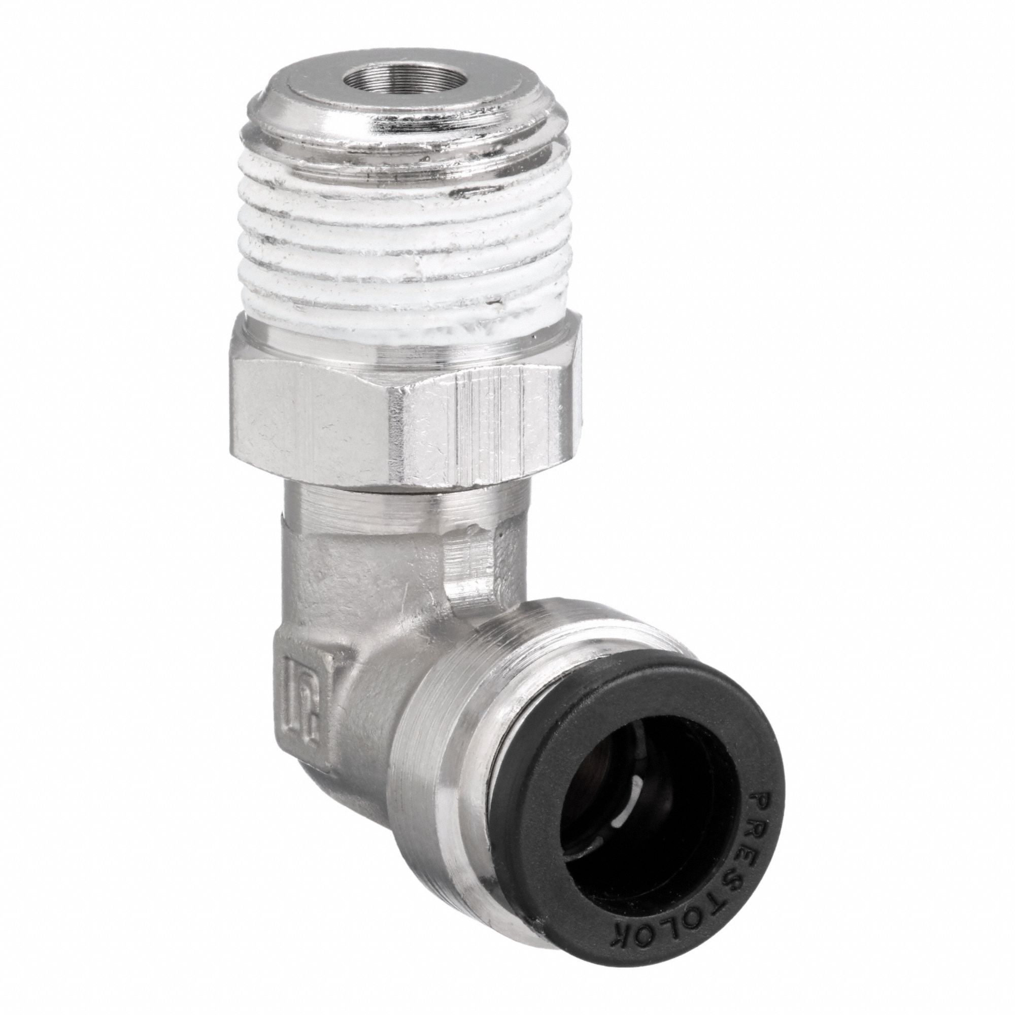 PARKER, 1/2 in OD x 1/2 in Pipe Size, Push-to-Connect x NPTF, Male ...